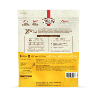 Frozen Raw Scoopable Pronto Puppy Food – Primal Pet Foods