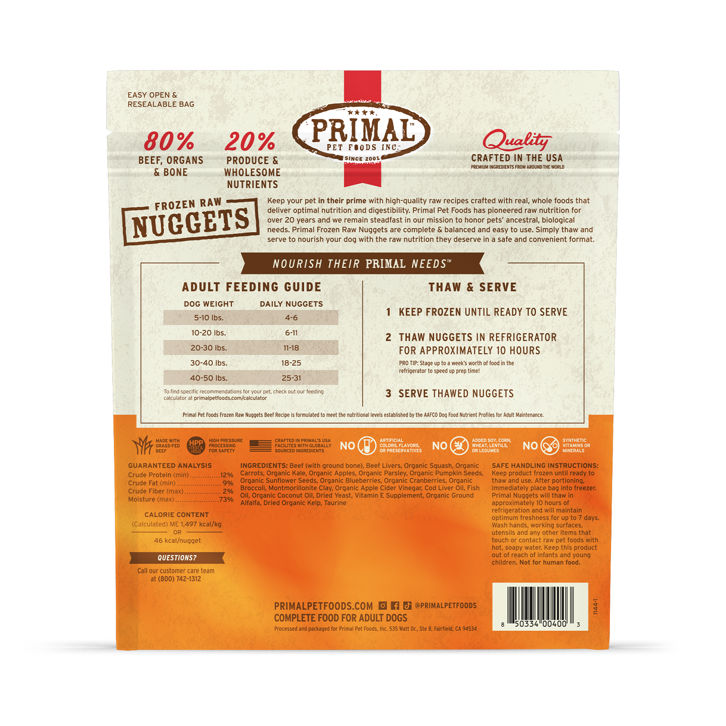 Frozen Raw Dog Food – Primal Pet Foods