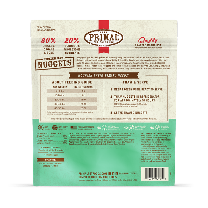 Frozen Raw Dog Food – Primal Pet Foods