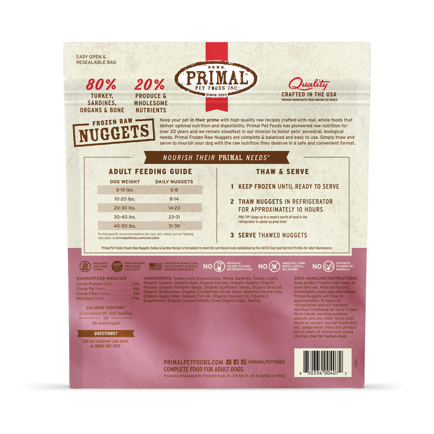 Frozen Raw Dog Food – Primal Pet Foods