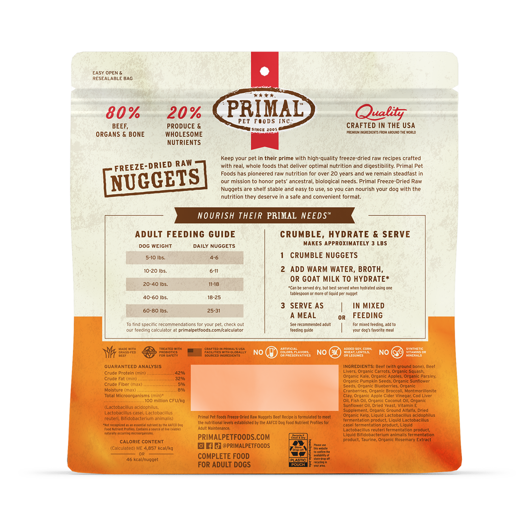 Freeze-Dried Raw Dog Food – Primal Pet Foods
