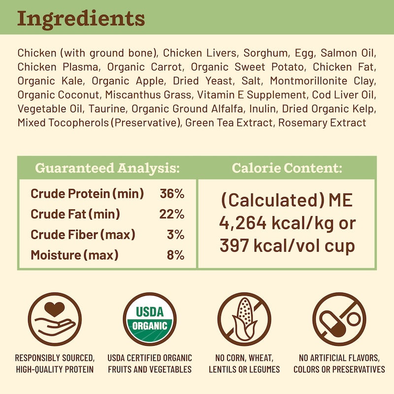 Kibble in the Raw Cat Food – Chicken Recipe – Primal Pet Foods