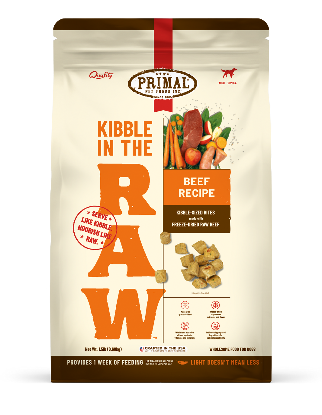 Kibble in the Raw Food for Dogs – Primal Pet Foods