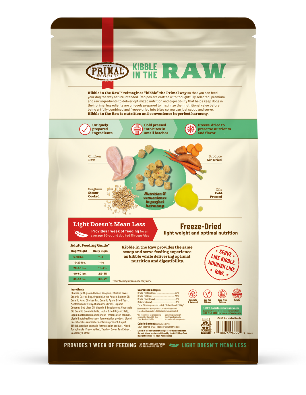 Kibble in the Raw Food for Dogs – Primal Pet Foods
