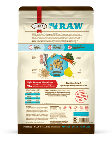 Kibble in the Raw Food for Dogs – Primal Pet Foods