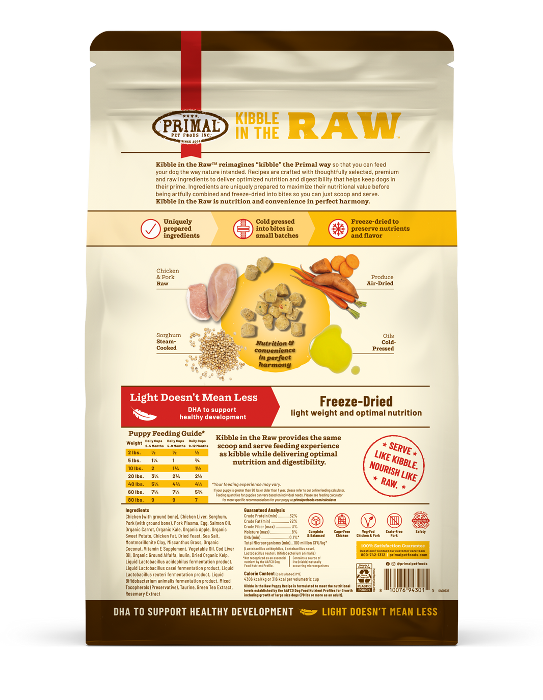 Kibble in the Raw Food for Dogs – Primal Pet Foods