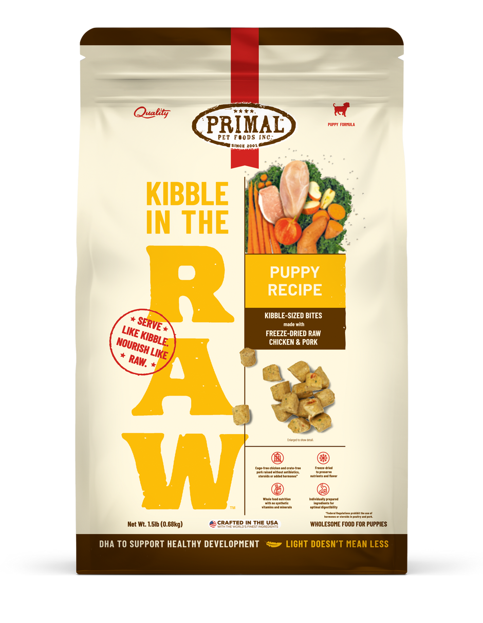 Kibble in the Raw Food for Dogs – Primal Pet Foods