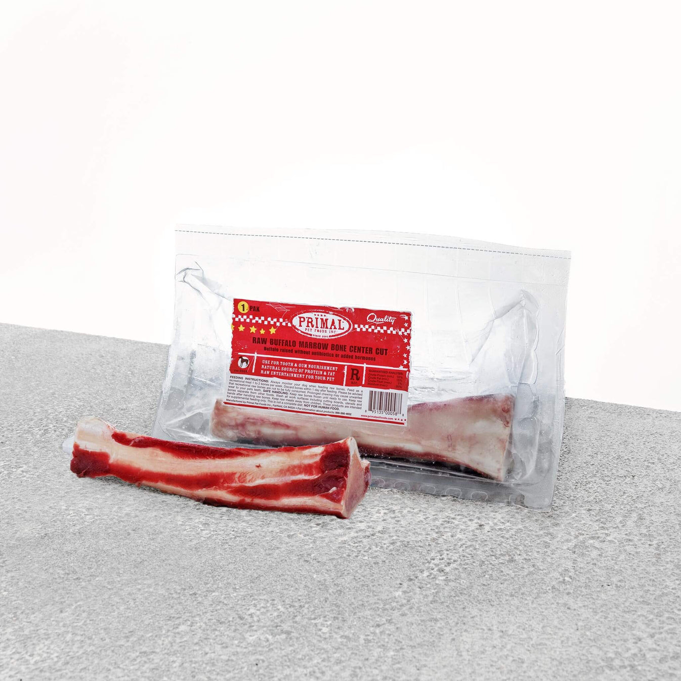 Buffalo Marrow Bones for Dogs – Raw Recreational Bones – Primal Pet Foods