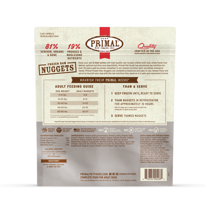 Frozen Raw Dog Food – Primal Pet Foods